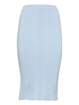 BOTTEGA VENETA Ribbed-knit Cotton Midi Skirt