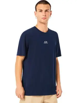 Oakley Bark New Short Sleeve - Navy