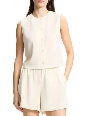 Theory Theory Admiral Button-Up Shell Rice