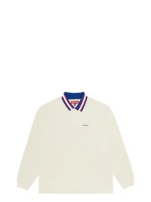 Supreme Thermal Long-sleeve Polo - Cream