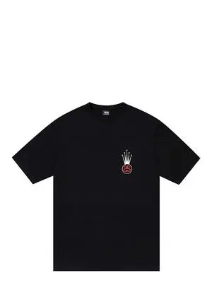 StÜssy Crown Link Tee - Black