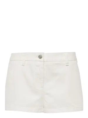 THE FRANKIE SHOP Kate Denim Shorts - White