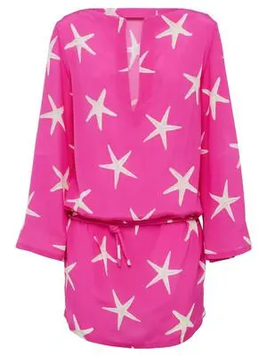Valentino Garavani Printed Mini Dress - Pink