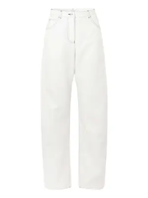 FERRAGAMO Barrel-leg Jeans - White