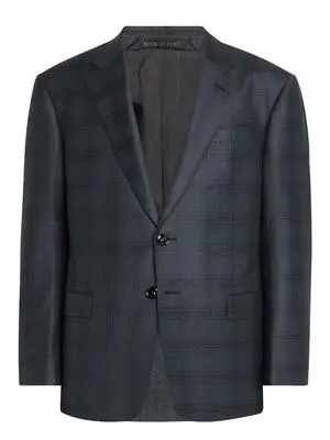 Giorgio Armani Soft Wool-cashmere Sport Coat - Blue