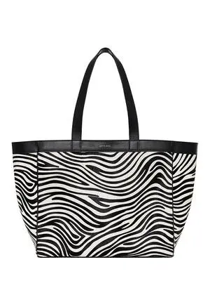 ANINE BING Medium Rio Tote - Zebra
