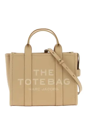Marc Jacobs The Leather Medium Tote Bag Beige