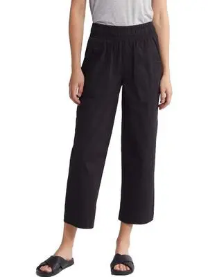 Wit & Wisdom Relaxed Straight Leg Pants Black