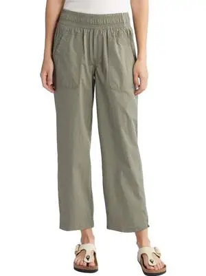 Wit & Wisdom Relaxed Straight Leg Pants Laurel Oak