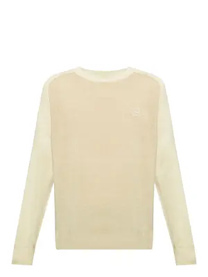 Etro Pegaso-embroidered Wool Jumper - Neutrals