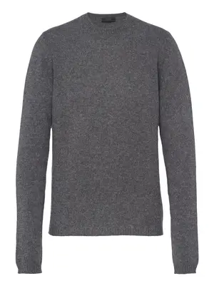 Prada Long-sleeve Cashmere Jumper - Grey