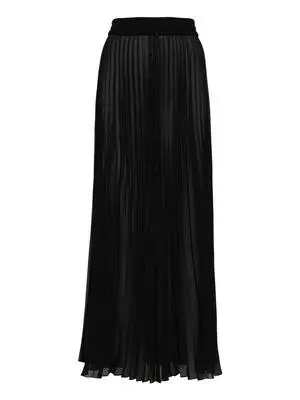 PETER DO Sheer Pleated Maxi Skirt - Black