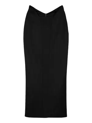 Maticevski Juniper Maxi Pencil Skirt - Black