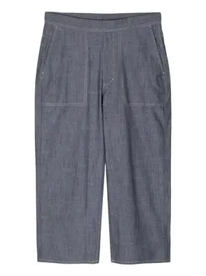 Alpha Industries Straight-leg Cotton Trousers - Blue