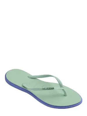 Havaianas Havaianas Slim Pointed Toe Flip Flop Provence Blue