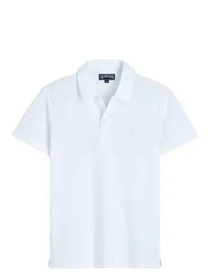 Vilebrequin Logo-embroidered Polo Shirt - White