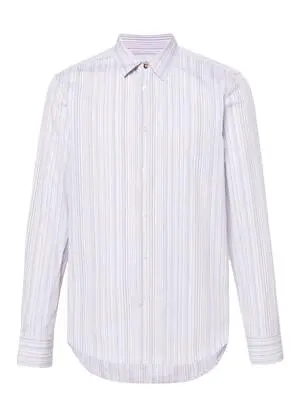 Paul Smith Striped Cotton Shirt - White
