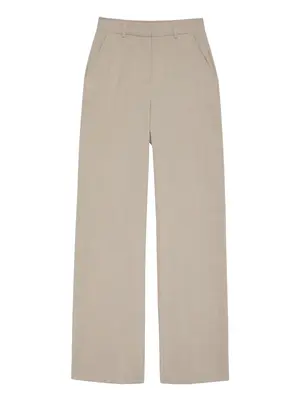 ANINE BING Kline Long-leg Trousers - Neutrals