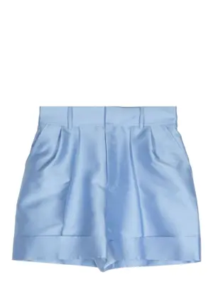 DICE KAYEK Dice Kayek Satin-Finish Mini Shorts