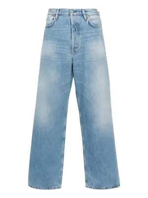 Acne Studios Mid-rise Wide-leg Jeans - Blue