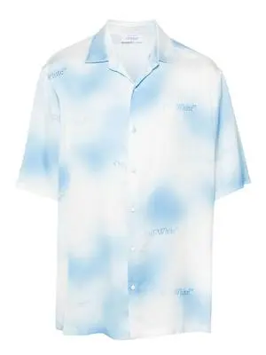Off-White Gradient Bowling Shirt Blue