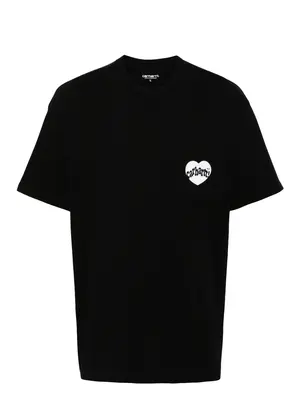 Carhartt Work In Progress Amour Logo T-shirt - Black