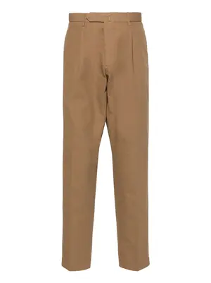 DELL'OGLIO Mid-rise Twill Chinos