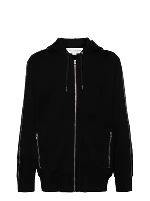 Alexander McQueen Logo-trimmed Cotton Hoodie - Black