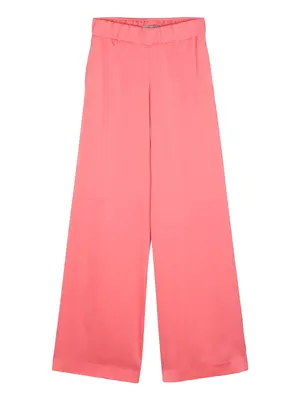 D.exterior Satin Wide Trousers - Pink