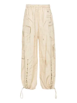 Acne Studios Trompe L'oeil-print Trousers - Neutrals