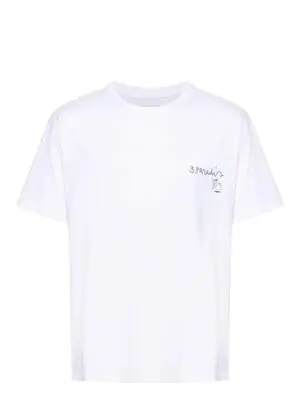 3.PARADIS X Edgar Plans Cotton T-shirt - White