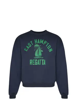 Rhude Hampton Regatta Cotton Sweatshirt - Blue