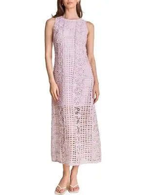 Endless Rose Textured Sleeveless Maxi Dress - Lilac