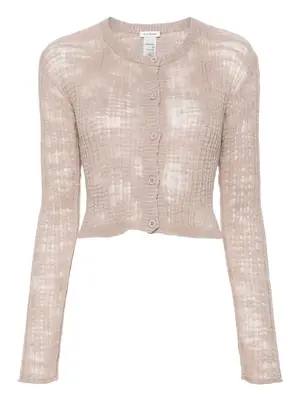 Acne Studios Ribbed Cardigan - Pink