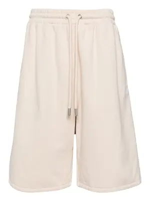 Off-White Diag-stripe Cotton Track Shorts - Neutrals
