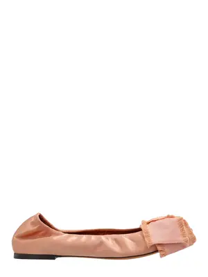 LANVIN Bow-detail Ballerina Shoes - Pink