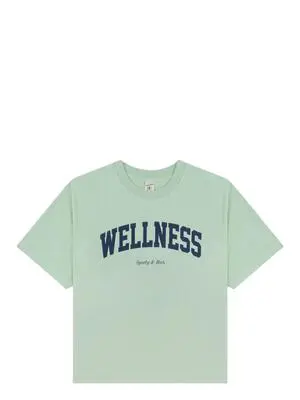 SPORTY & RICH Wellness Ivy Cotton T-shirt - Green