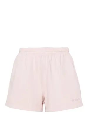 Remain Birger Christensen Logo-embroidered Track Shorts - Pink