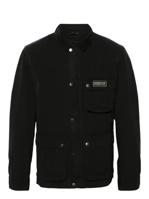 BARBOUR INTERNATIONAL Tourer Barwell Cotton Shirt Jacket - Black