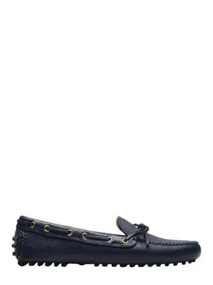 Car Shoe Car Shoe Grained-Leather Driving Moccasins Blue