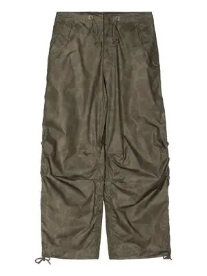 Alpha Industries Drawstring Straight-leg Trousers - Green