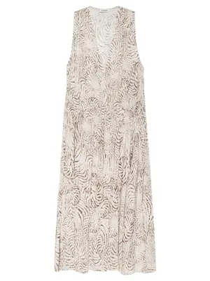 ANINE BING ANINE BING Mia Seashell-Print Midi Dress