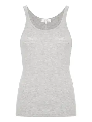 AGOLDE Sleeveless Jersey Tank Top - Grey