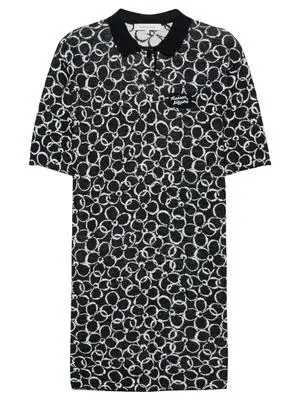 MAISON KITSUNÉ Abstract Daisy Jacquard Dress