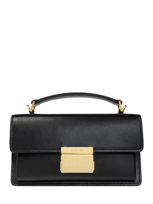 GOLDEN GOOSE Venezia Leather Tote - Black