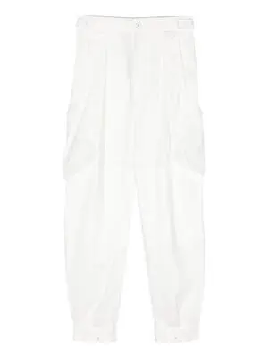 HYEIN SEO Pleated Cargo Trousers - White