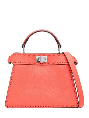 Fendi Small Peekaboo Iseeu Shoulder Bag - Red