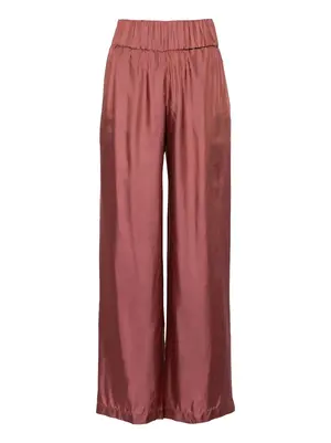 Aspesi Straight-leg Satin Trousers - Pink