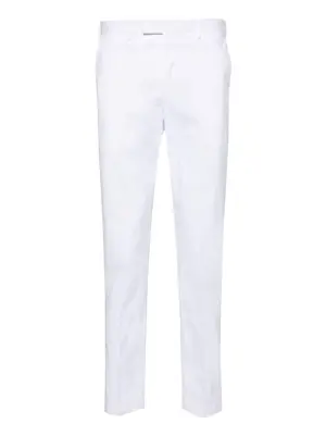PT TORINO Slim-cut Cotton Chino Trousers - White
