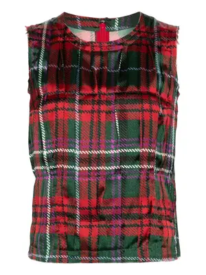 Comme Des Garçons Graphic-print Tank Top - Red